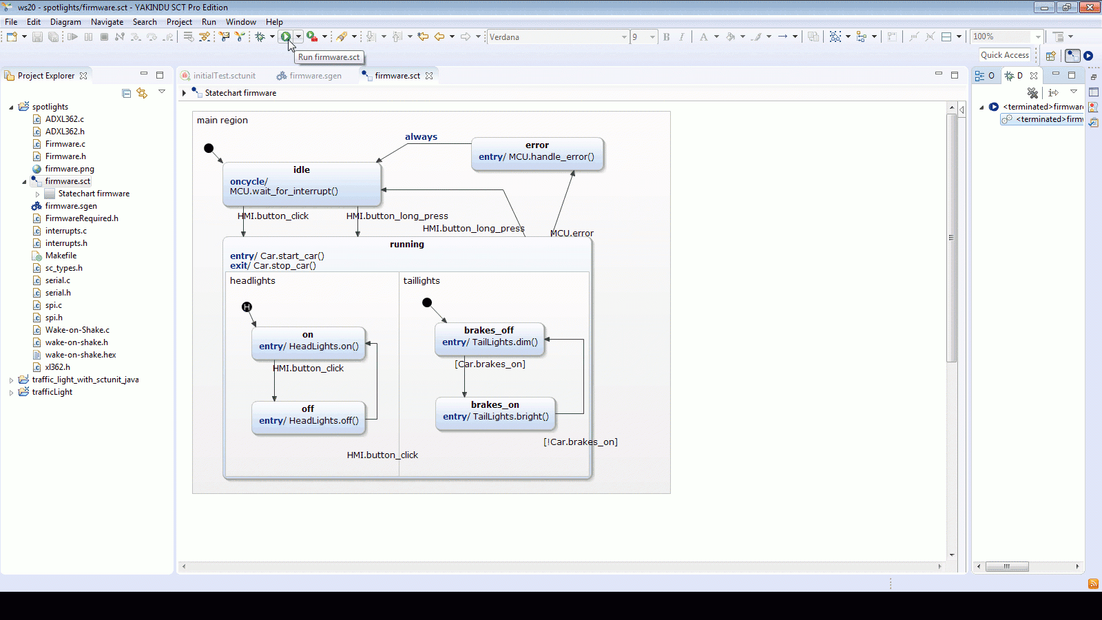 Tune your Pinewood Car with YAKINDU Statechart Tools