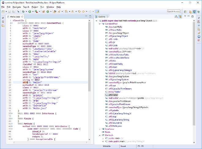 4+1 = CAFEBABE: Java Bytecode in Eclipse 4+1 = CAFEBABE: Java Bytecode in Eclipse