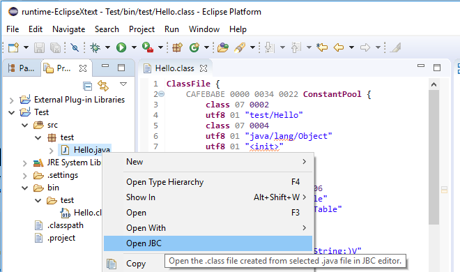 4+1 = CAFEBABE: Java Bytecode in Eclipse 4+1 = CAFEBABE: Java Bytecode in Eclipse