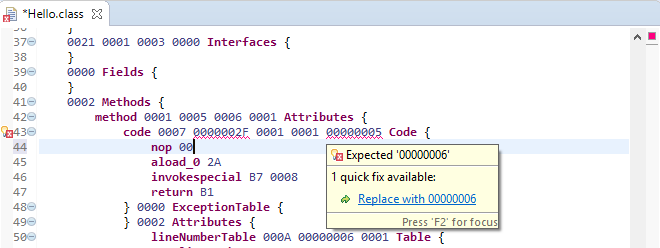 4+1 = CAFEBABE: Java Bytecode in Eclipse