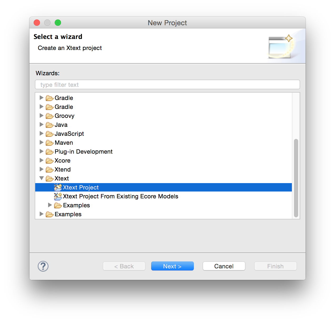Get started with Xtext and Eclipse in 5 Minutes