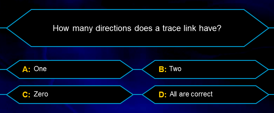 About bidirectional traceability, link semantics and a toggle button